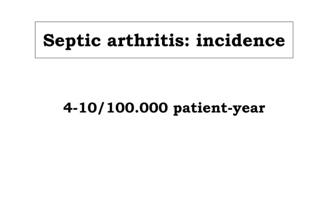 septic arthritis.ppt