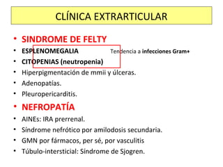 Fisiopatologia de la Artritis reumatoidea, Univerisidad Mayor de San ...