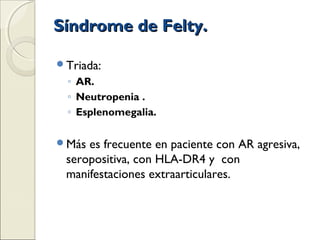 Artritis Reumatoide en Atención Primaria. | PPT