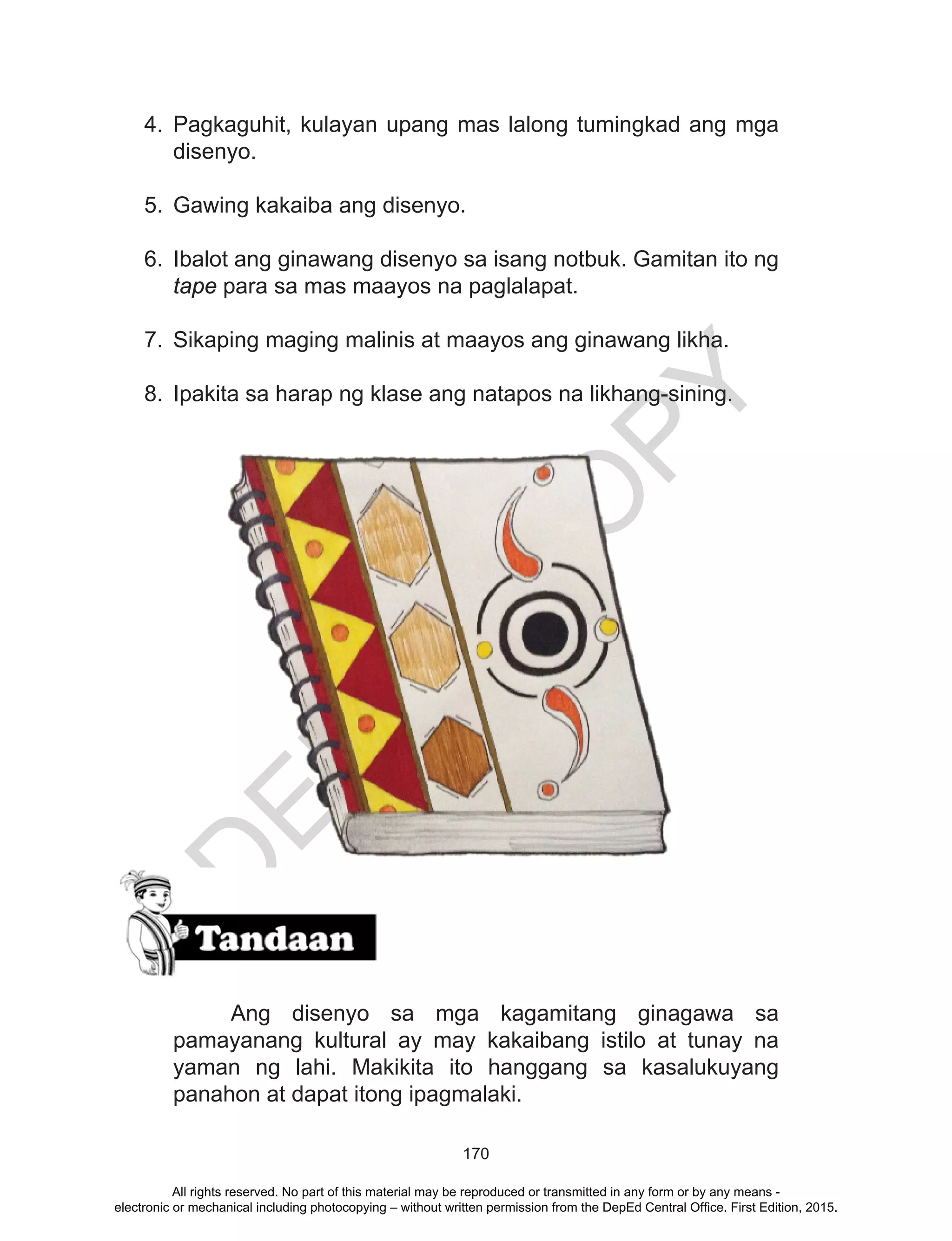 K TO 12 GRADE 4 LEARNER’S MATERIAL IN ARTS (Q1-Q4) | PDF