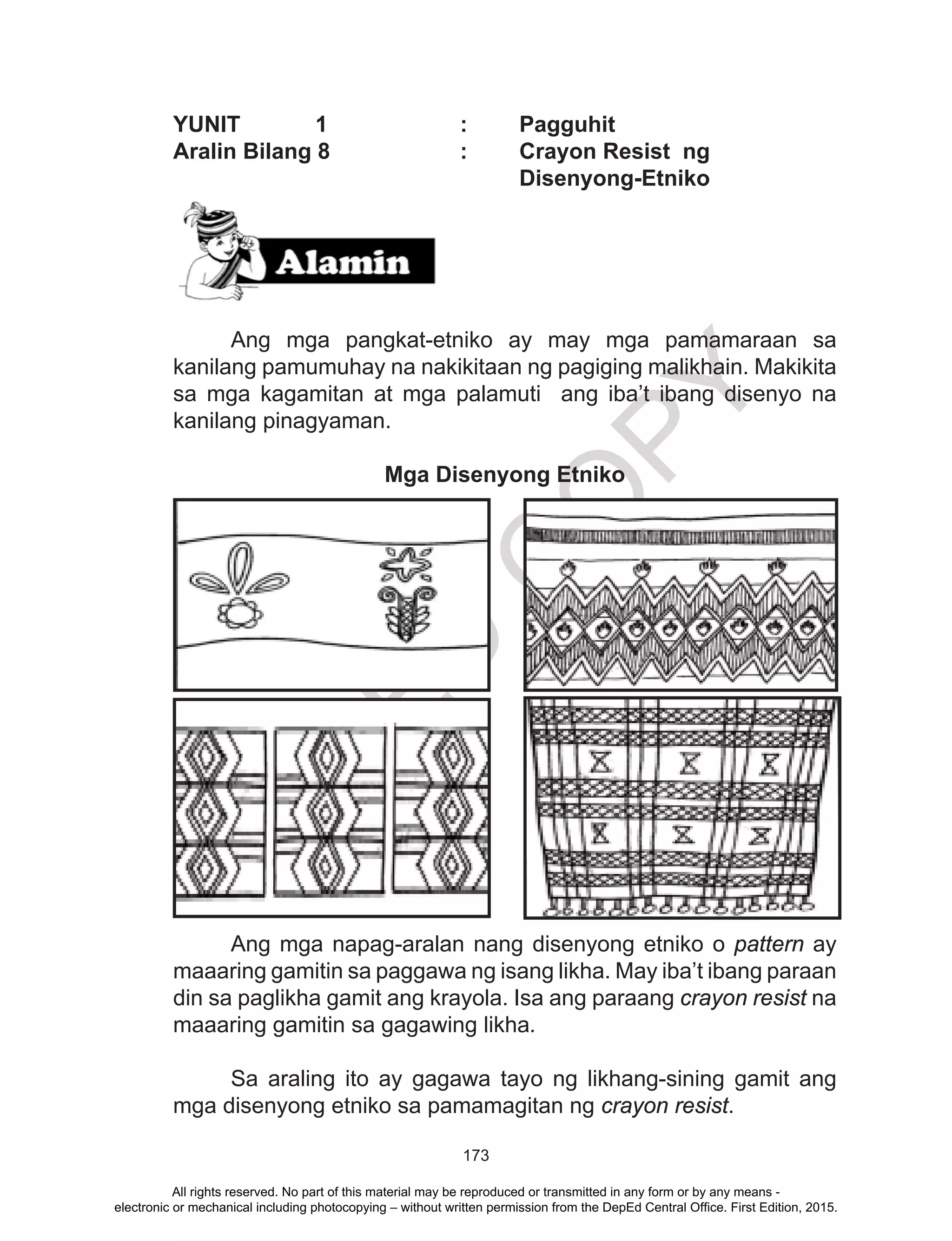 K TO 12 GRADE 4 LEARNER’S MATERIAL IN ARTS (Q1-Q4) | PDF