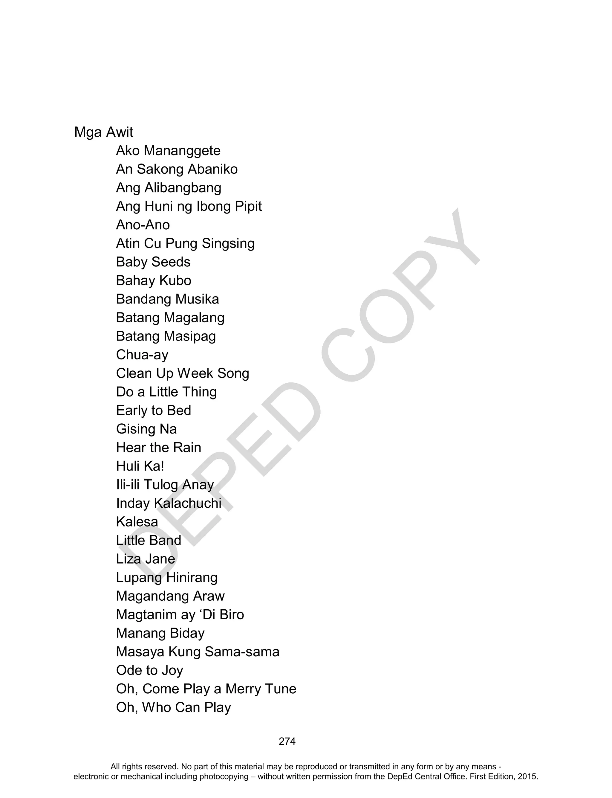 K TO 12 GRADE 4 LEARNER’S MATERIAL IN ARTS (Q1-Q4) | PDF