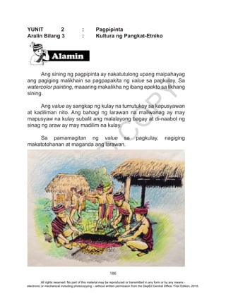 K TO 12 GRADE 4 LEARNER’S MATERIAL IN ARTS (Q1-Q4) | PDF