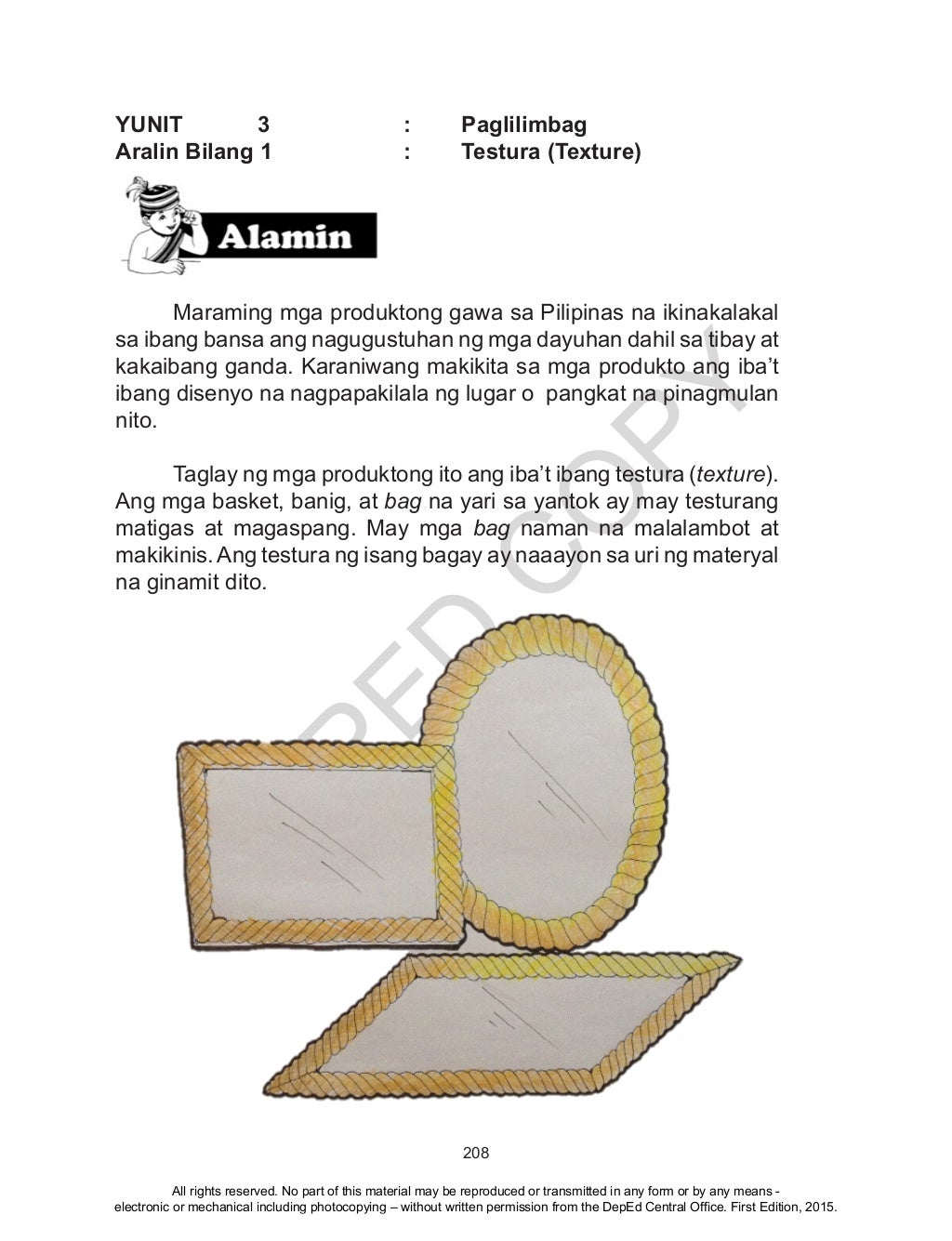 K TO 12 GRADE 4 LEARNER’S MATERIAL IN ARTS (Q1-Q4)