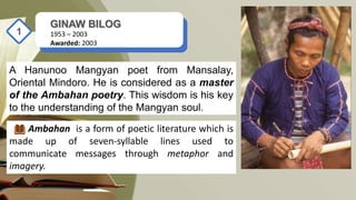 NATIONAL ARTISTS OF THE PHILIPPINES IN LITERATURE | PPTX