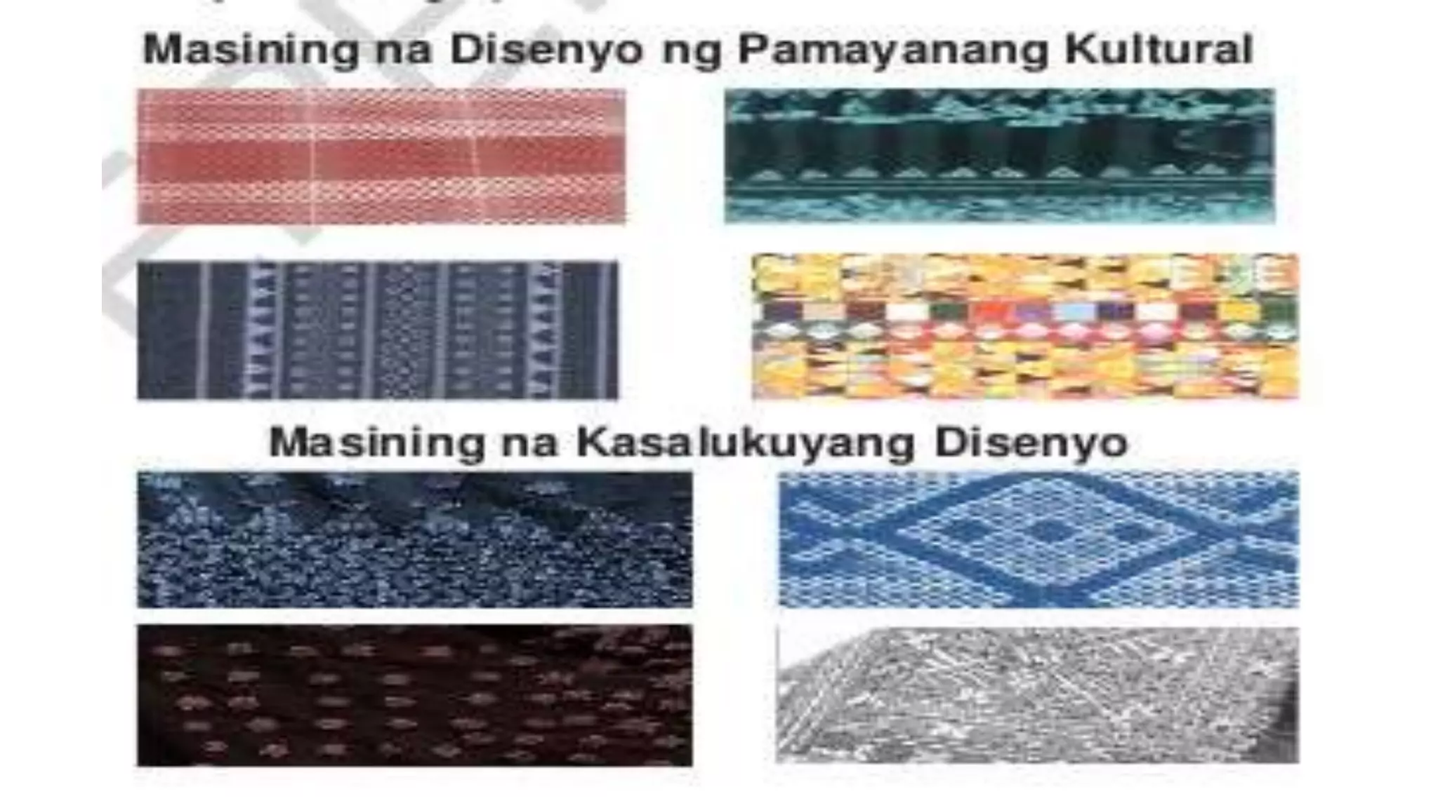 MASINING NA DISENYO NG PAMAYANANG KULTURAL | PPTX