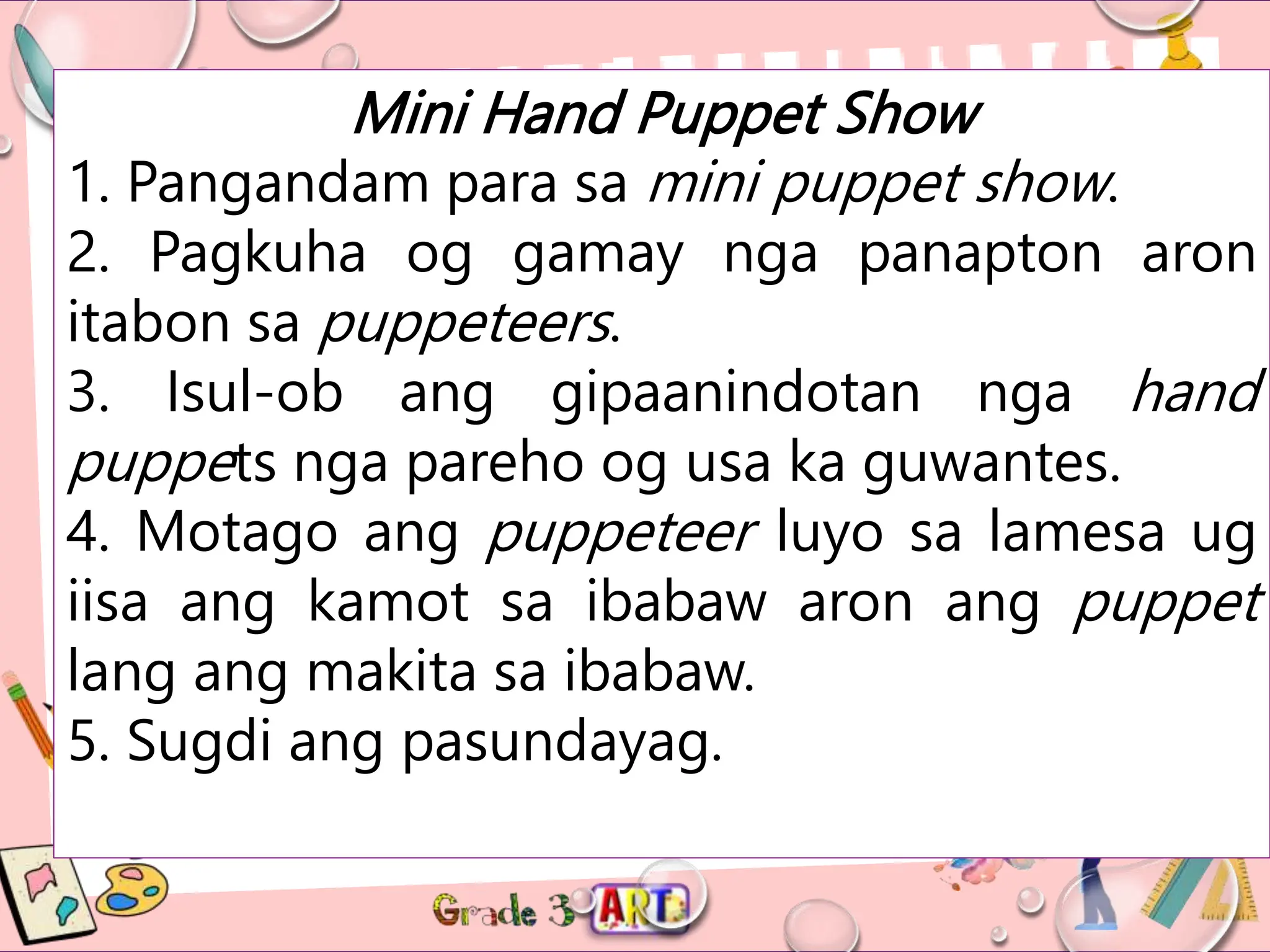 Arts.Q4.Grade3.Week4.pOWERpoint presentation lesson | PPTX