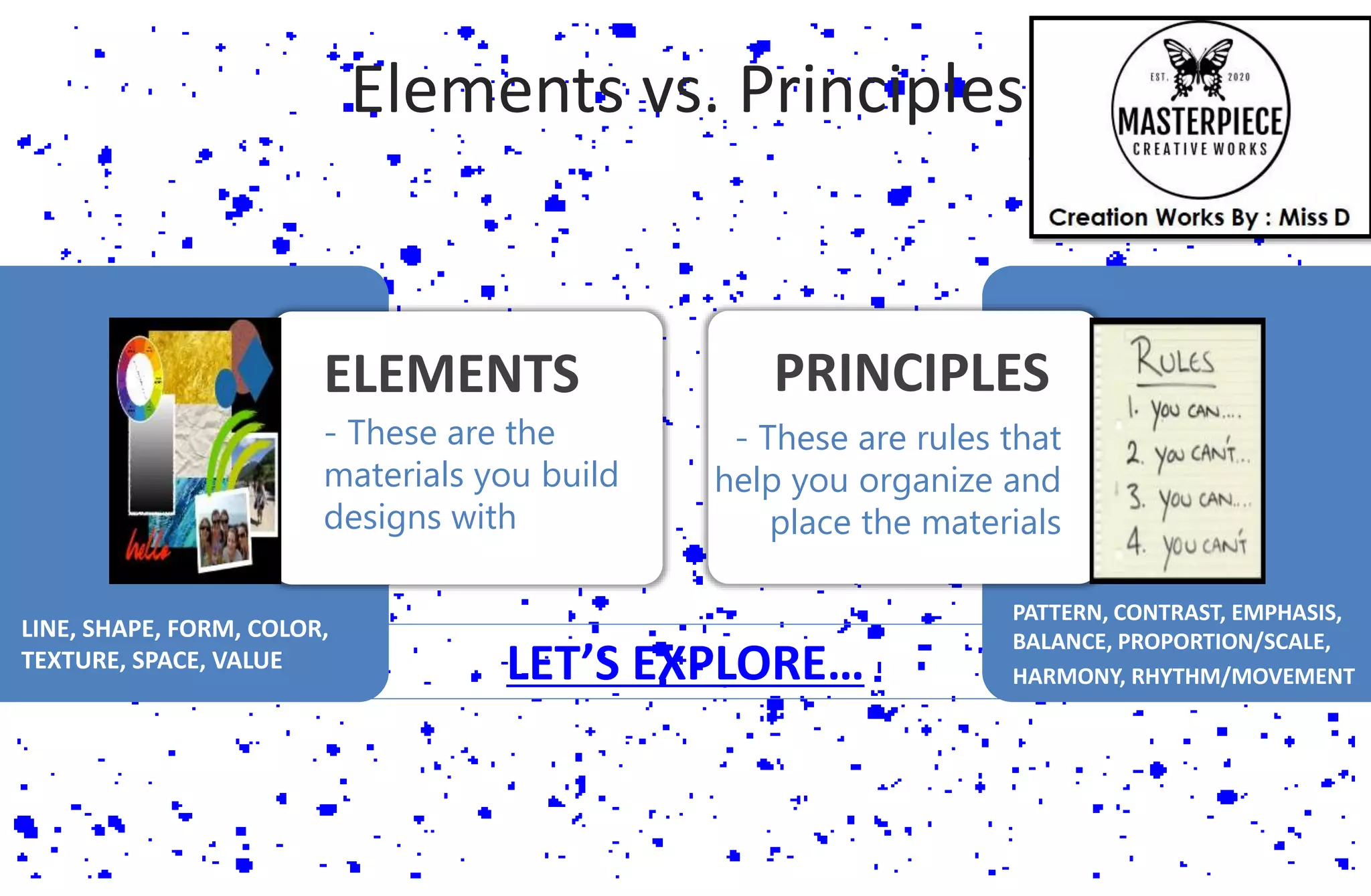 ELEMENTS AND PRINCIPLES OF ARTS | PPTX