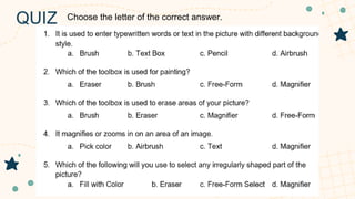 ARTS-6-Q1-W2.pptx | Drawing and Sketching | Arts and Crafts