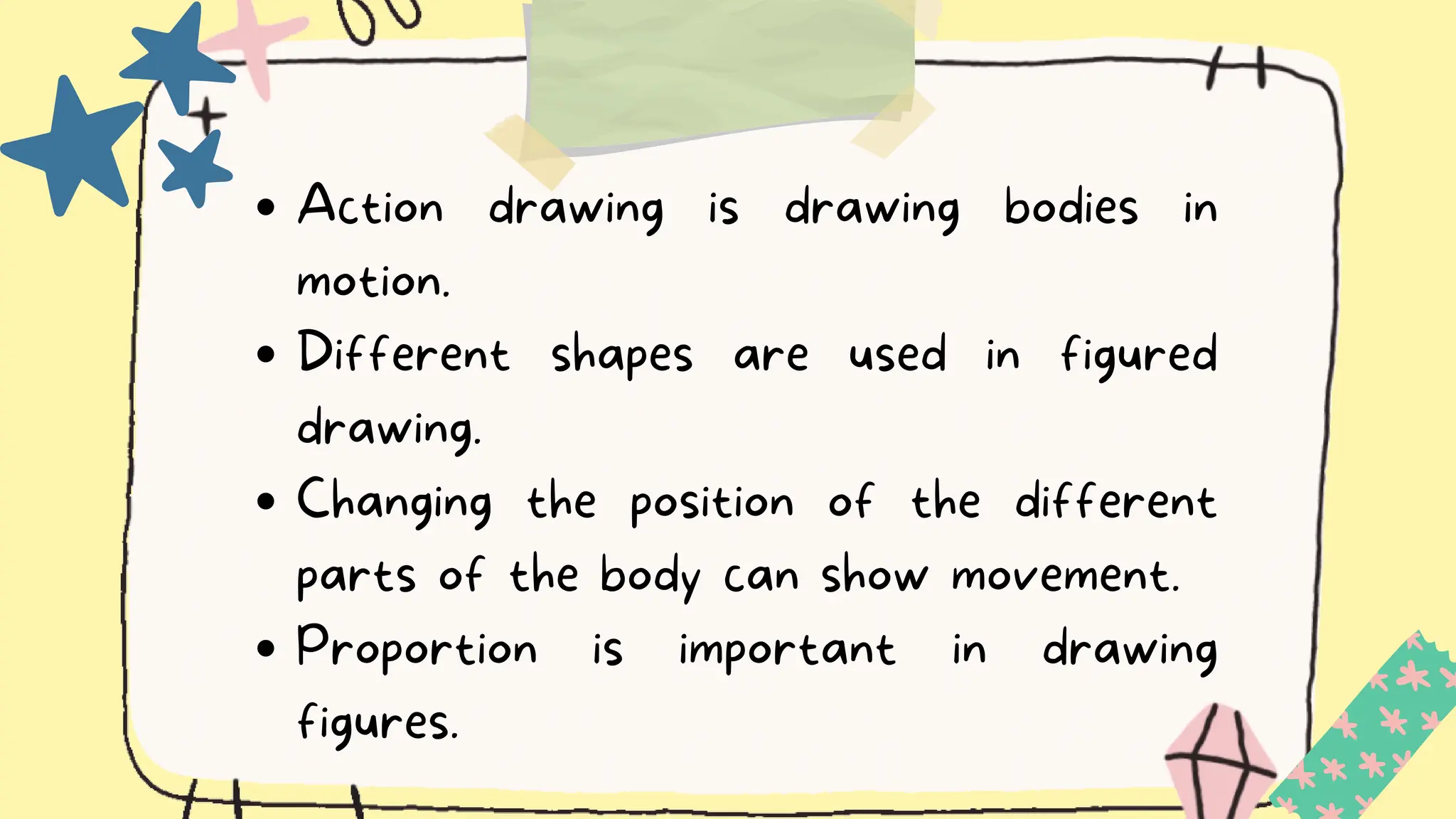 ACTION DRAWING ARTS PPT LESSON 2 IN MAPEH | PDF