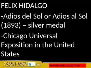 MAPEH CARL BALITA MAPEH REVIEWER ARTS-- | PPT