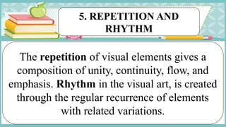 ELEMENTS OF ARTS AND 6 PRINCIPLES OF DESIGN. | PPTX