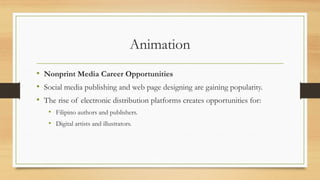 MAPEH: Grade 10 ARTS: ANIMATION & MEDIAS.pptx