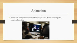 MAPEH: Grade 10 ARTS: ANIMATION & MEDIAS.pptx