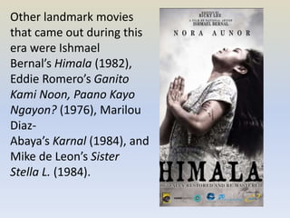 Arts 10 filmmaking philippines | PPTX