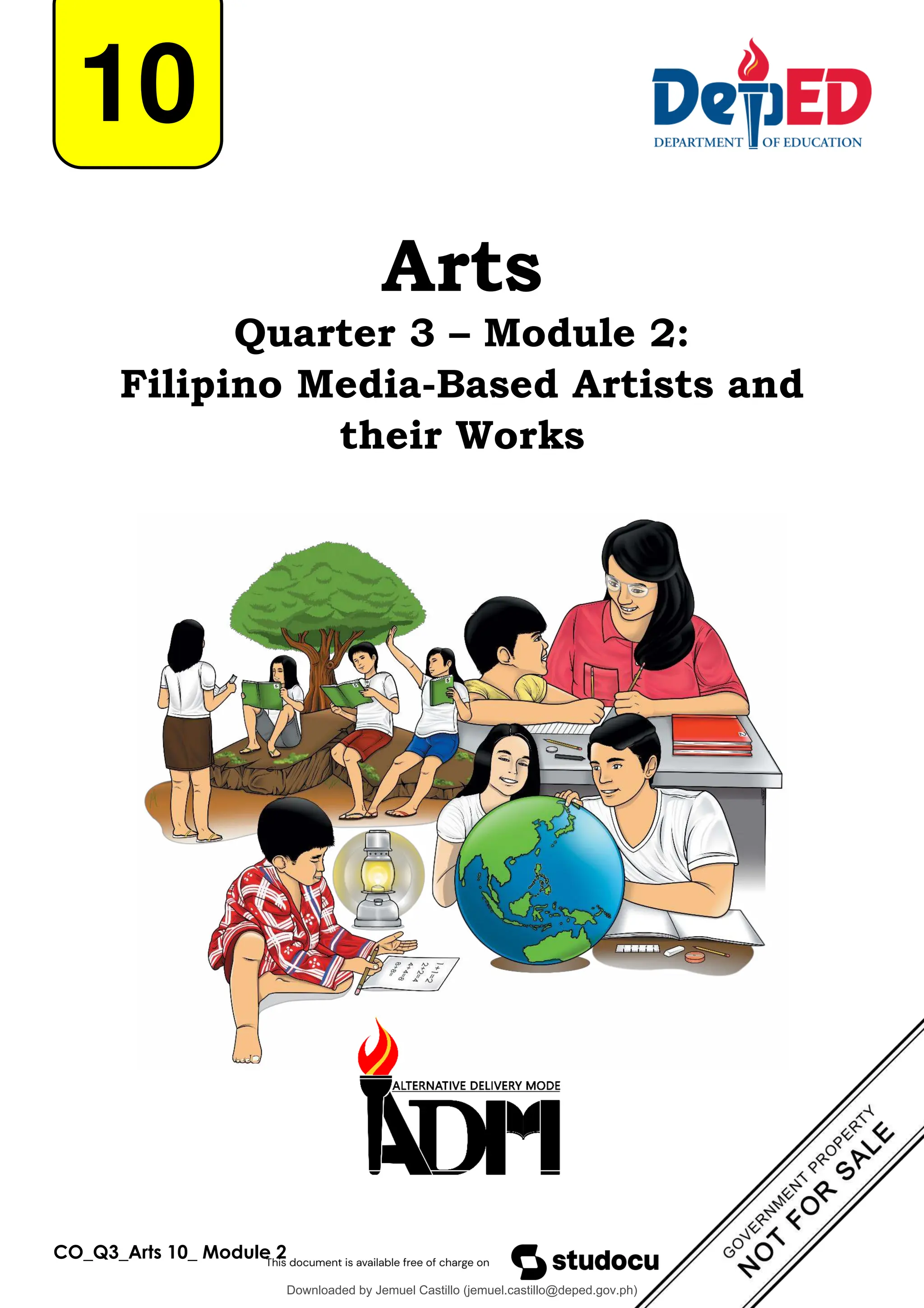 arts10-quarter3-module-2.pdf mapeh 2023- arts for grade 102024 | PDF