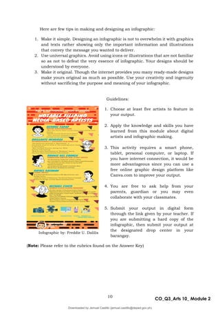 arts10-quarter3-module-2.pdf mapeh 2023- arts for grade 102024 | PDF