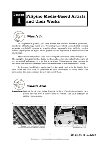 arts10-quarter3-module-2.pdf mapeh 2023- arts for grade 102024 | PDF