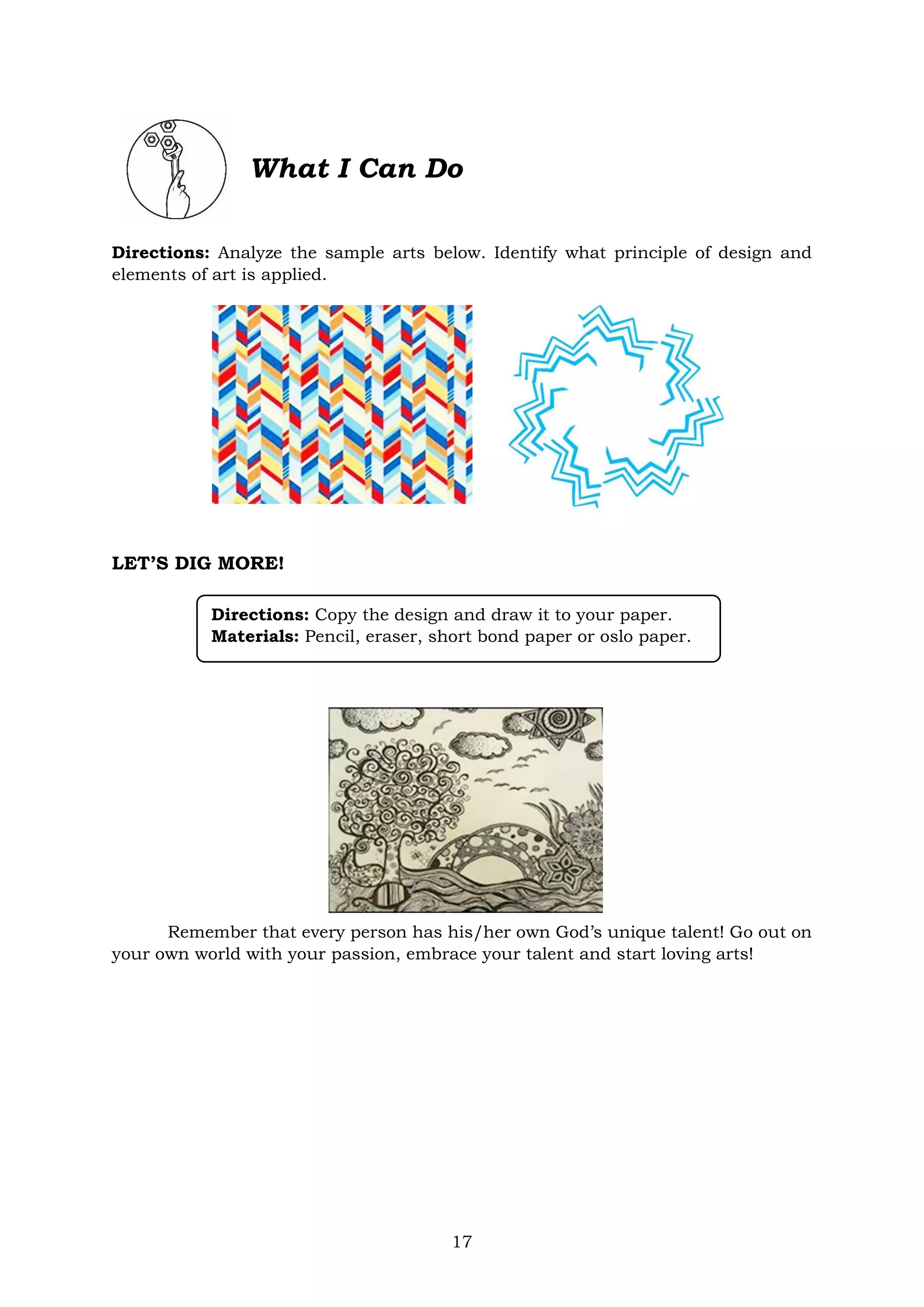 Arts10 q1 mod1_principles-of-design-and-elements-of-arts_content1 | PDF