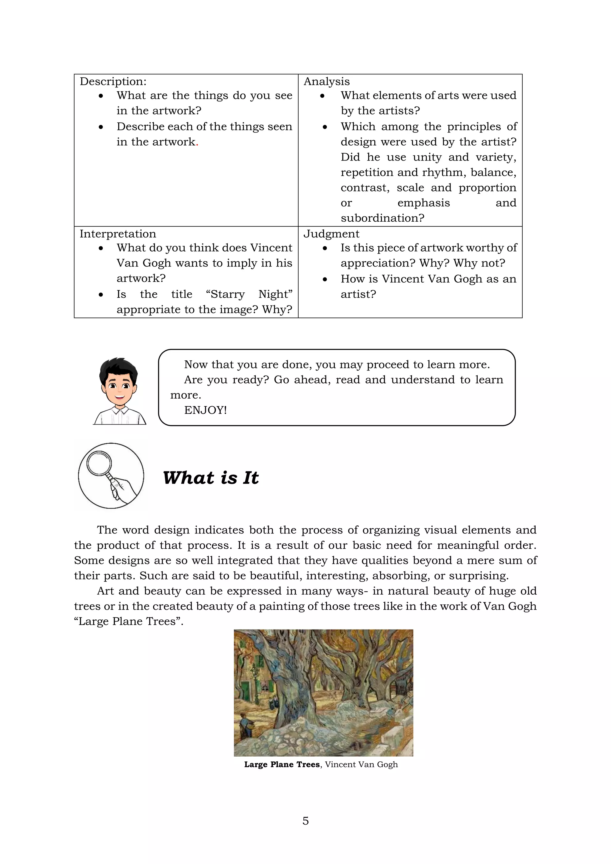 Arts10 q1 mod1_principles-of-design-and-elements-of-arts_content1 | PDF