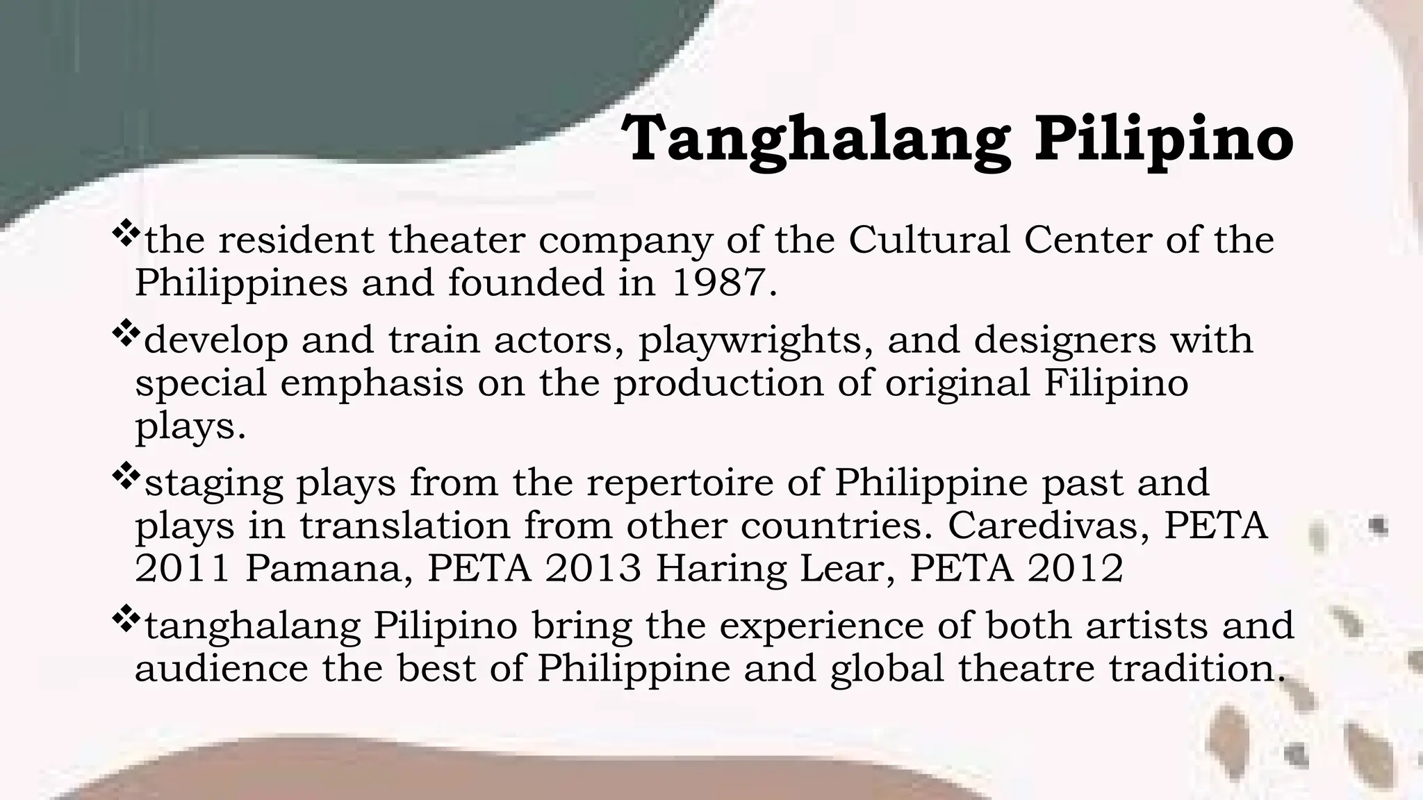 ARTS10 Q4-PPT Lesson 1 PETA & Tanghalang Pilipino.pptx