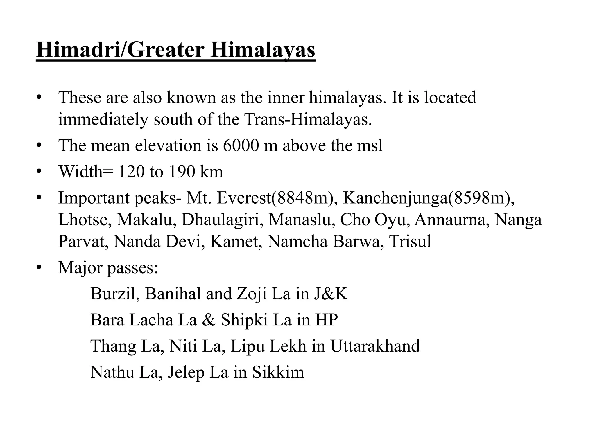Physical features of India- Himalayan mountains.pptx
