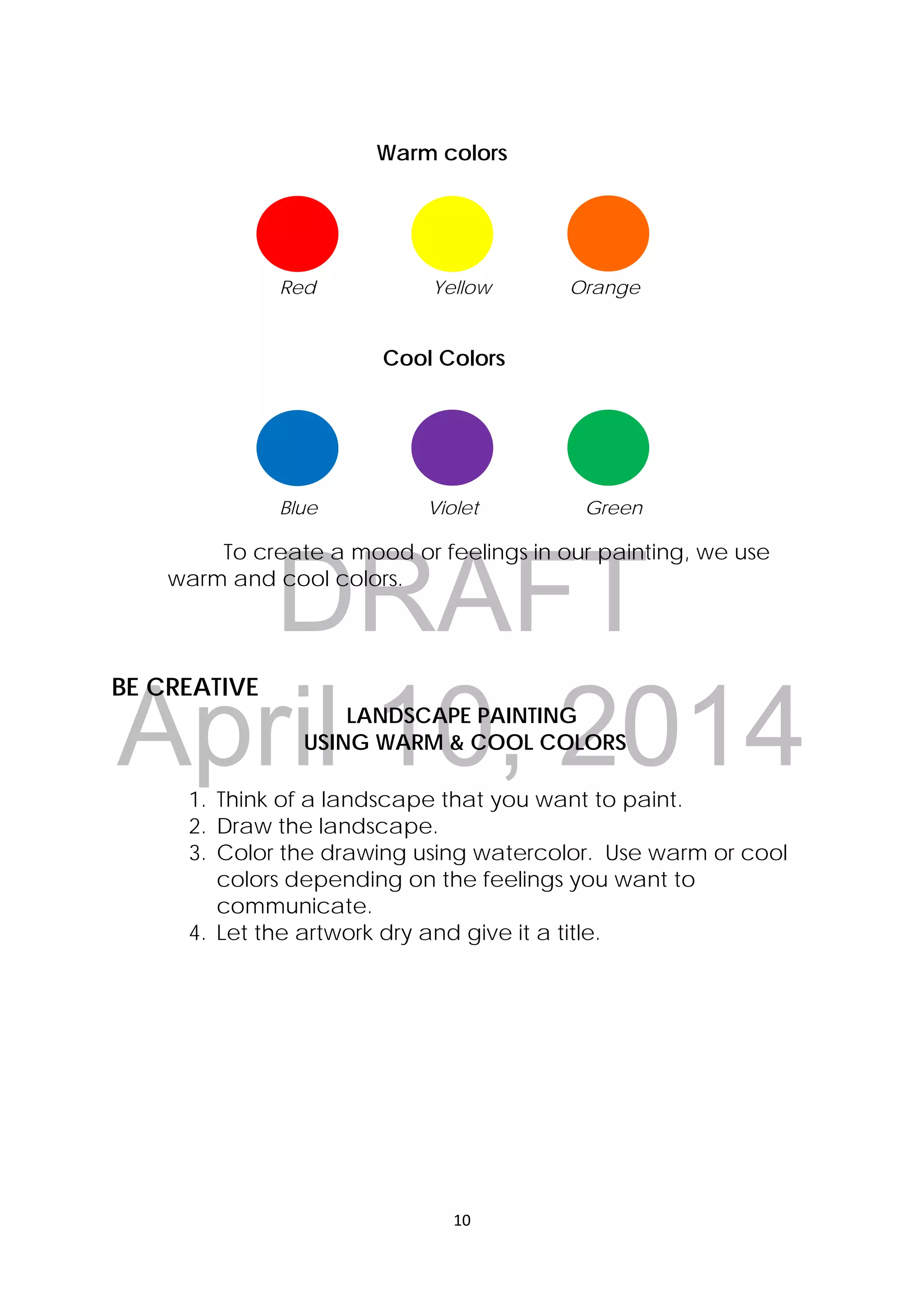 Grade 3 Arts Learners Module | PDF