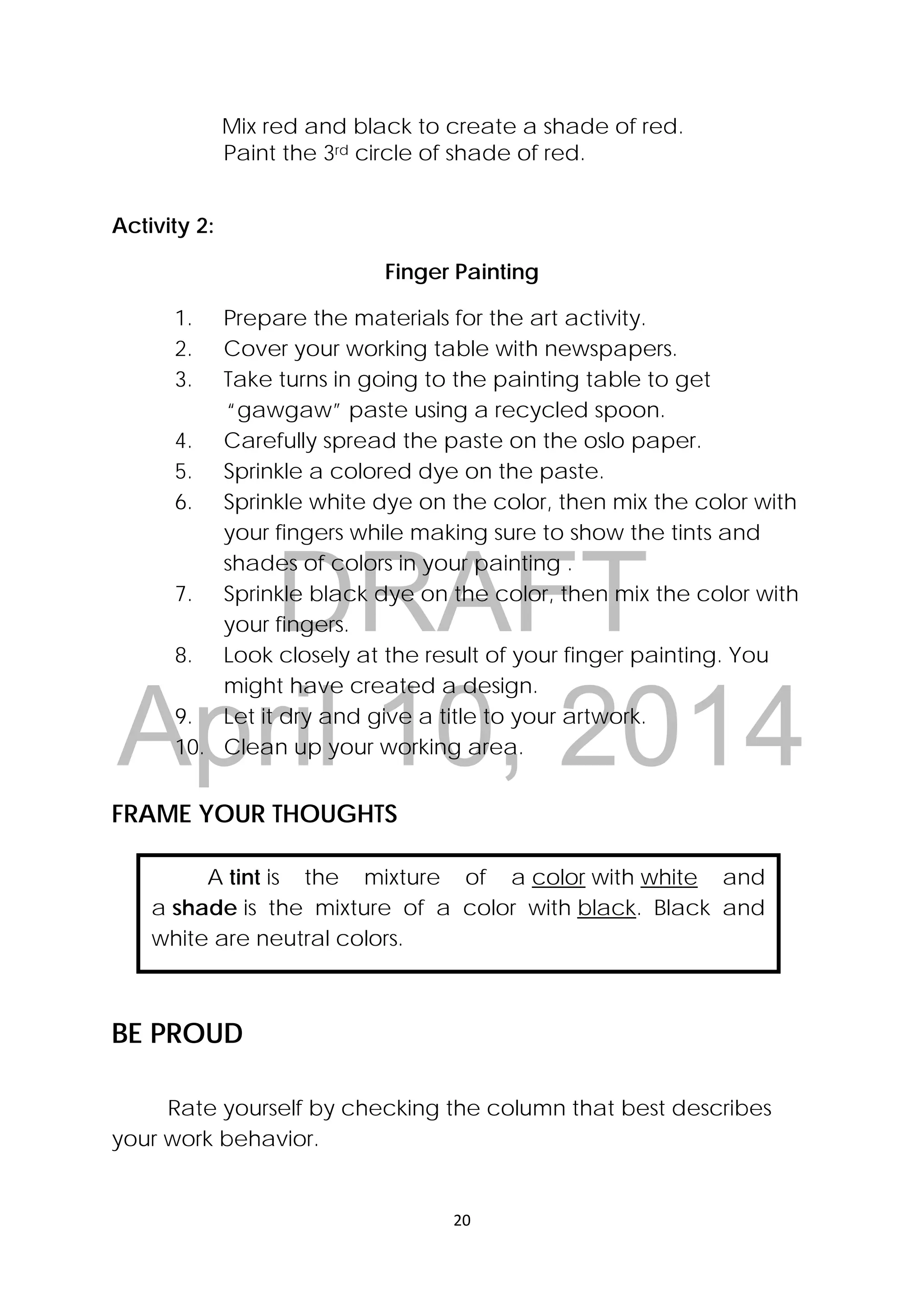 Grade 3 Arts Learners Module | PDF