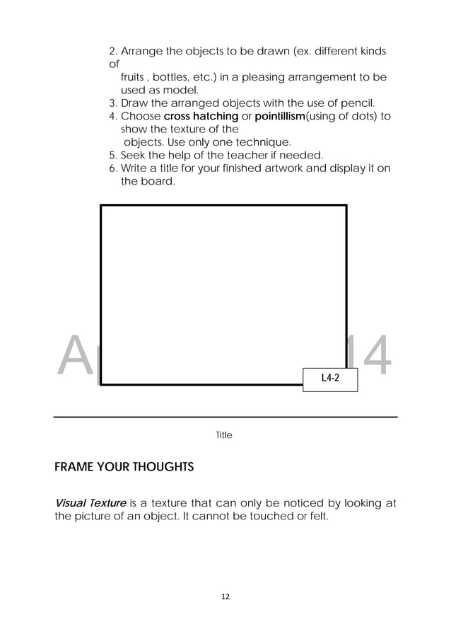 Grade 3 Arts Learners Module | PDF | 3-D Graphics | Computer Software and Applications