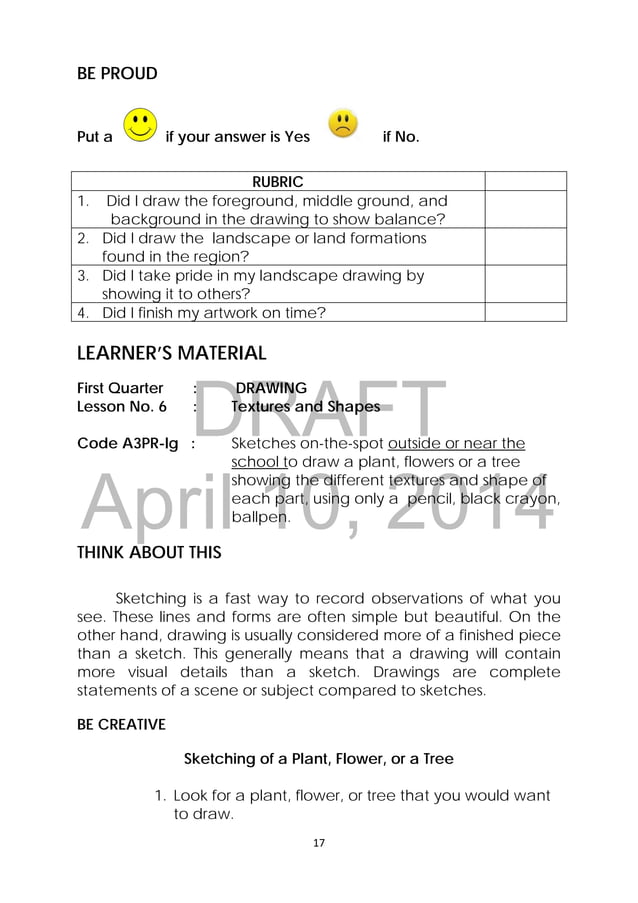 Grade 3 Arts Learners Module | PDF | 3-D Graphics | Computer Software and Applications