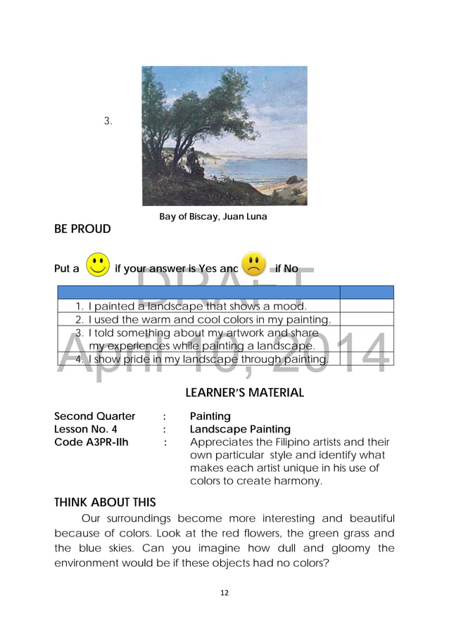 Grade 3 Arts Learners Module | PDF | 3-D Graphics | Computer Software and Applications