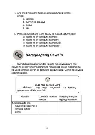 Arts3 q1 mod2_ilusyonngespasyo_final07182020 | DOCX