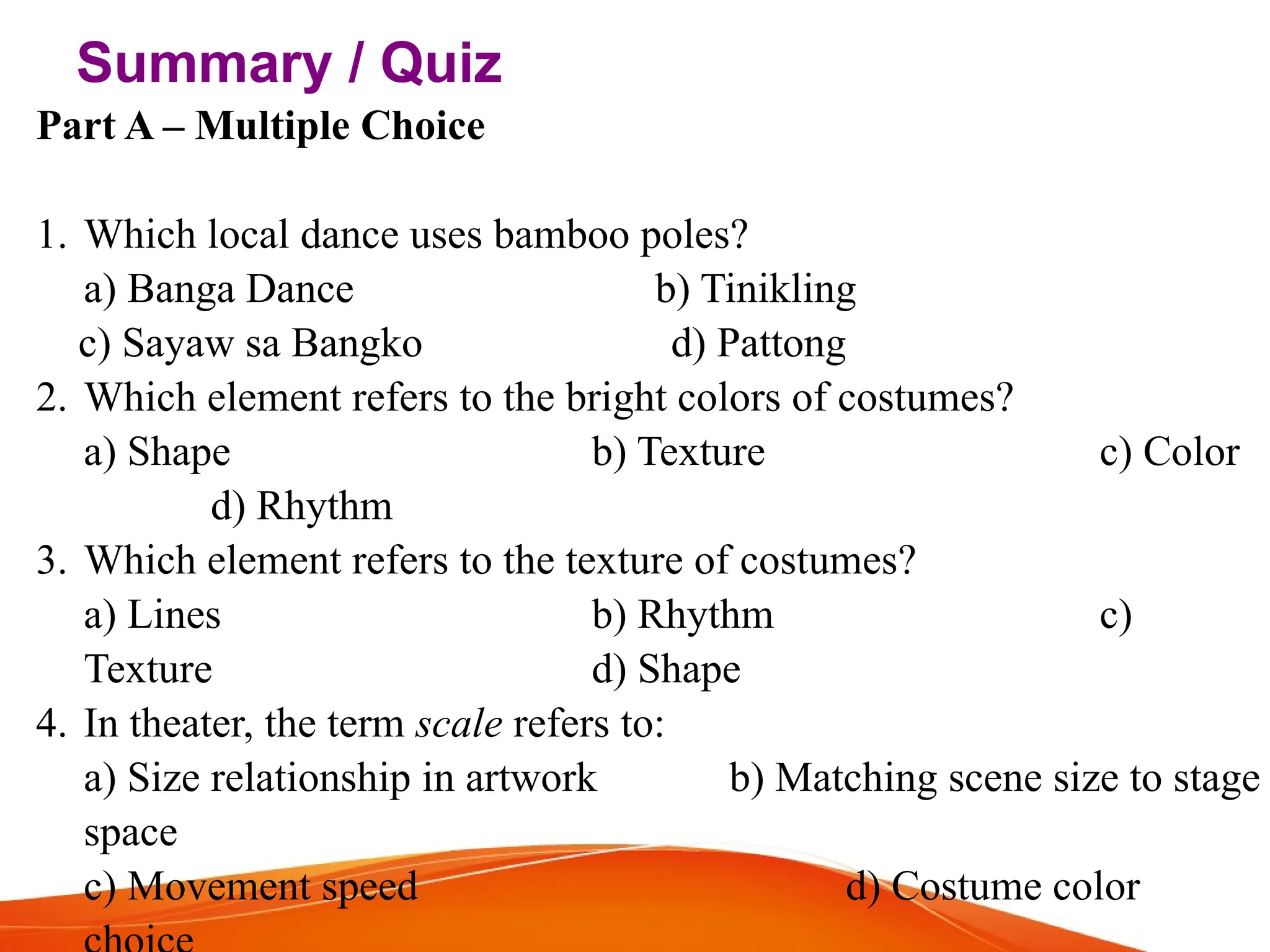 Arts4_Theater_Dance_VisualArts power point presentation | PPTX