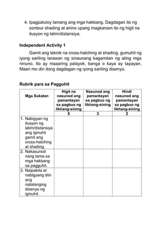 Arts5 q1-lc2 (angat district) | PDF