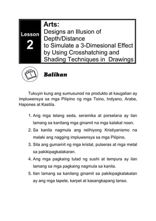 Arts5 q1-lc2 (angat district) | PDF