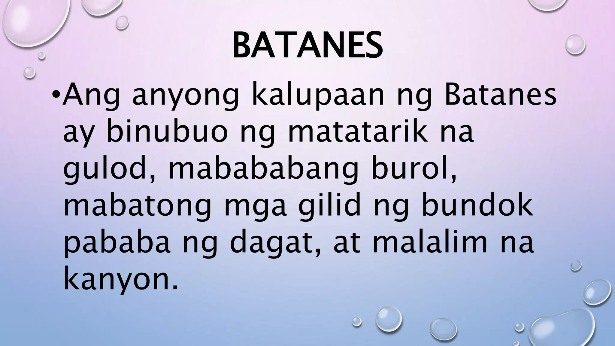 Sining 5 Quarter 2 Aralin 2 - Ang Kagandahan ng Batanes sa Isang ...