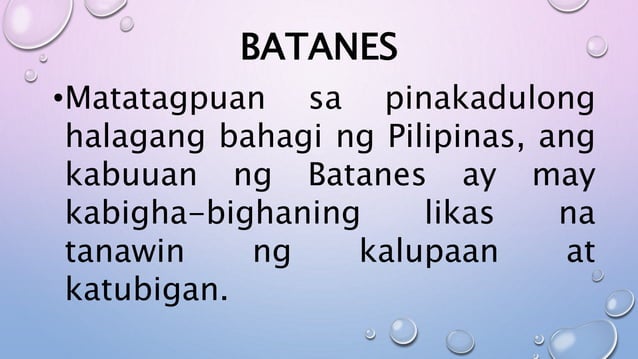 Sining 5 Quarter 2 Aralin 2 - Ang Kagandahan ng Batanes sa Isang ...