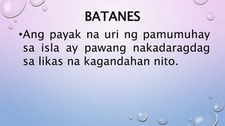 Sining 5 Quarter 2 Aralin 2 - Ang Kagandahan ng Batanes sa Isang ...