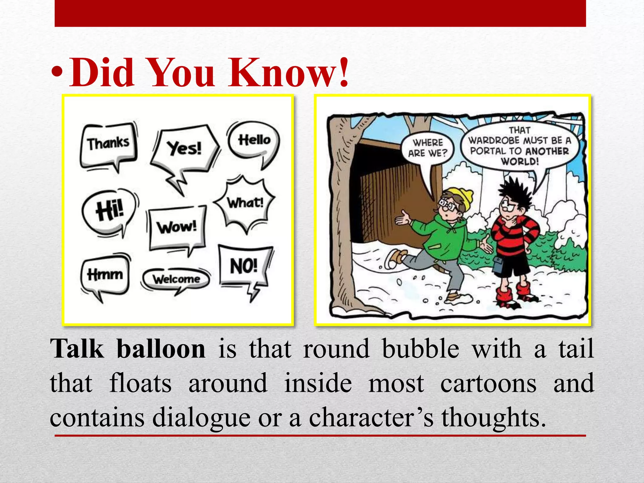 TYPES OF CARTOON! eXAMPLES | PPTX