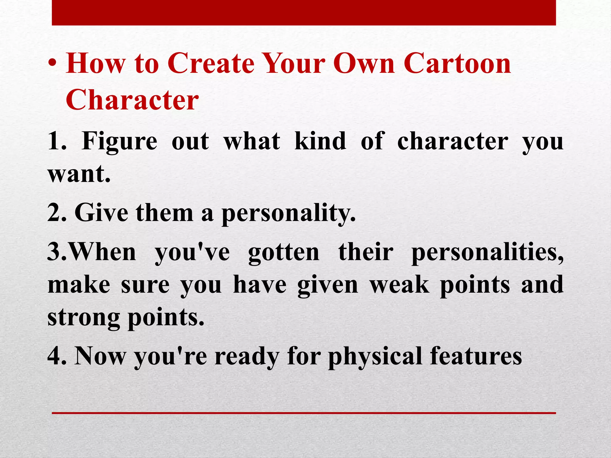 TYPES OF CARTOON! eXAMPLES | PPTX