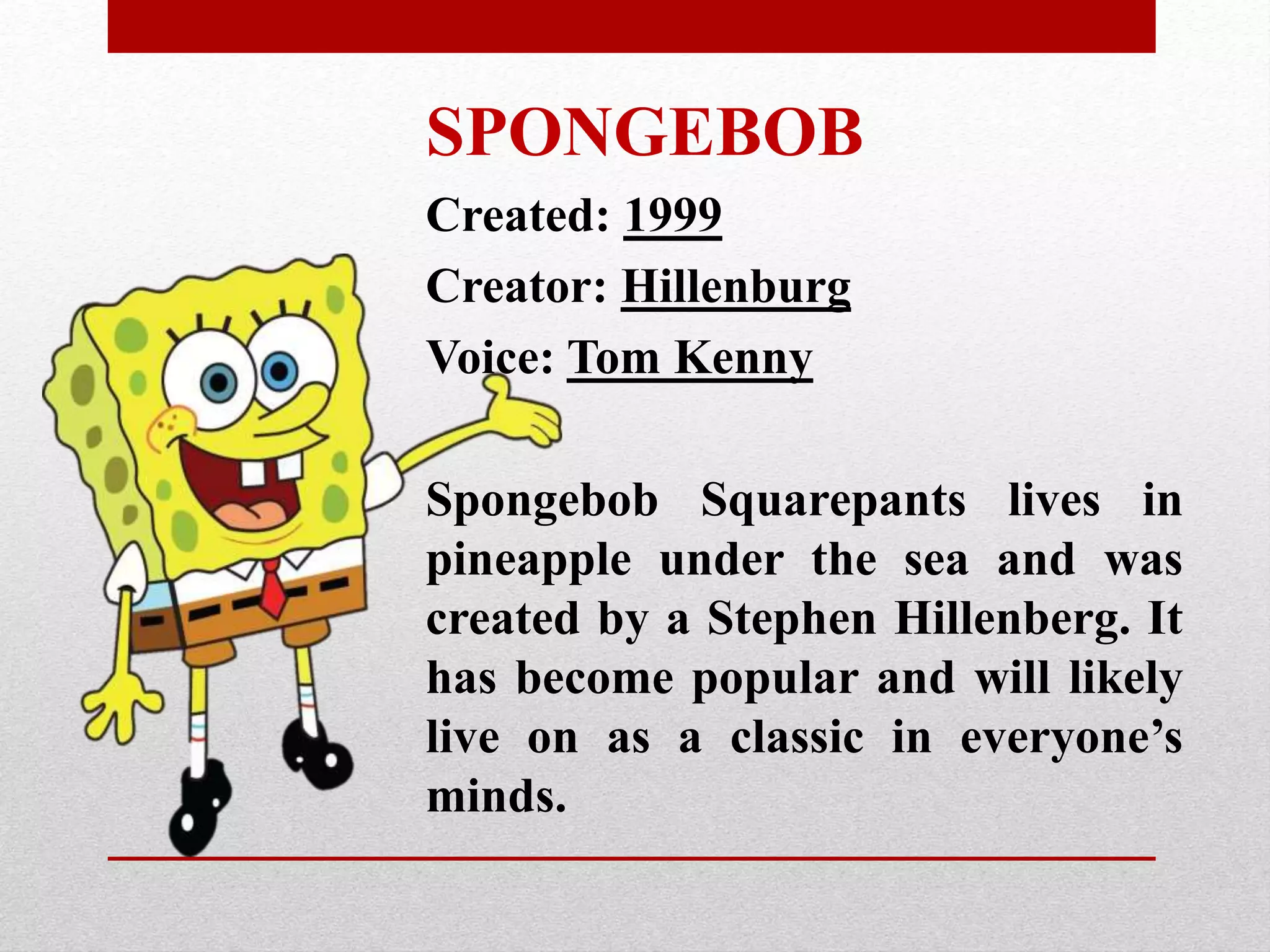 TYPES OF CARTOON! eXAMPLES | PPTX