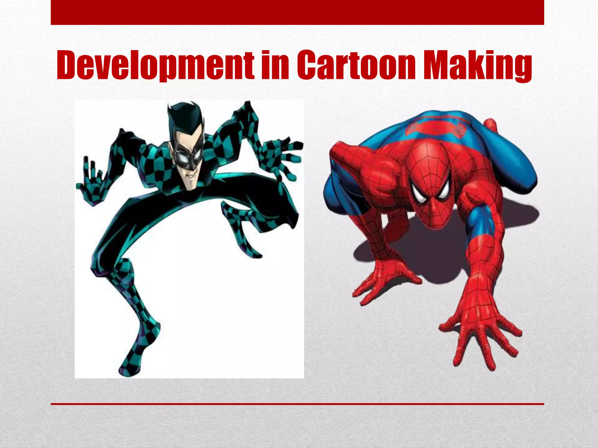 TYPES OF CARTOON! eXAMPLES | PPTX