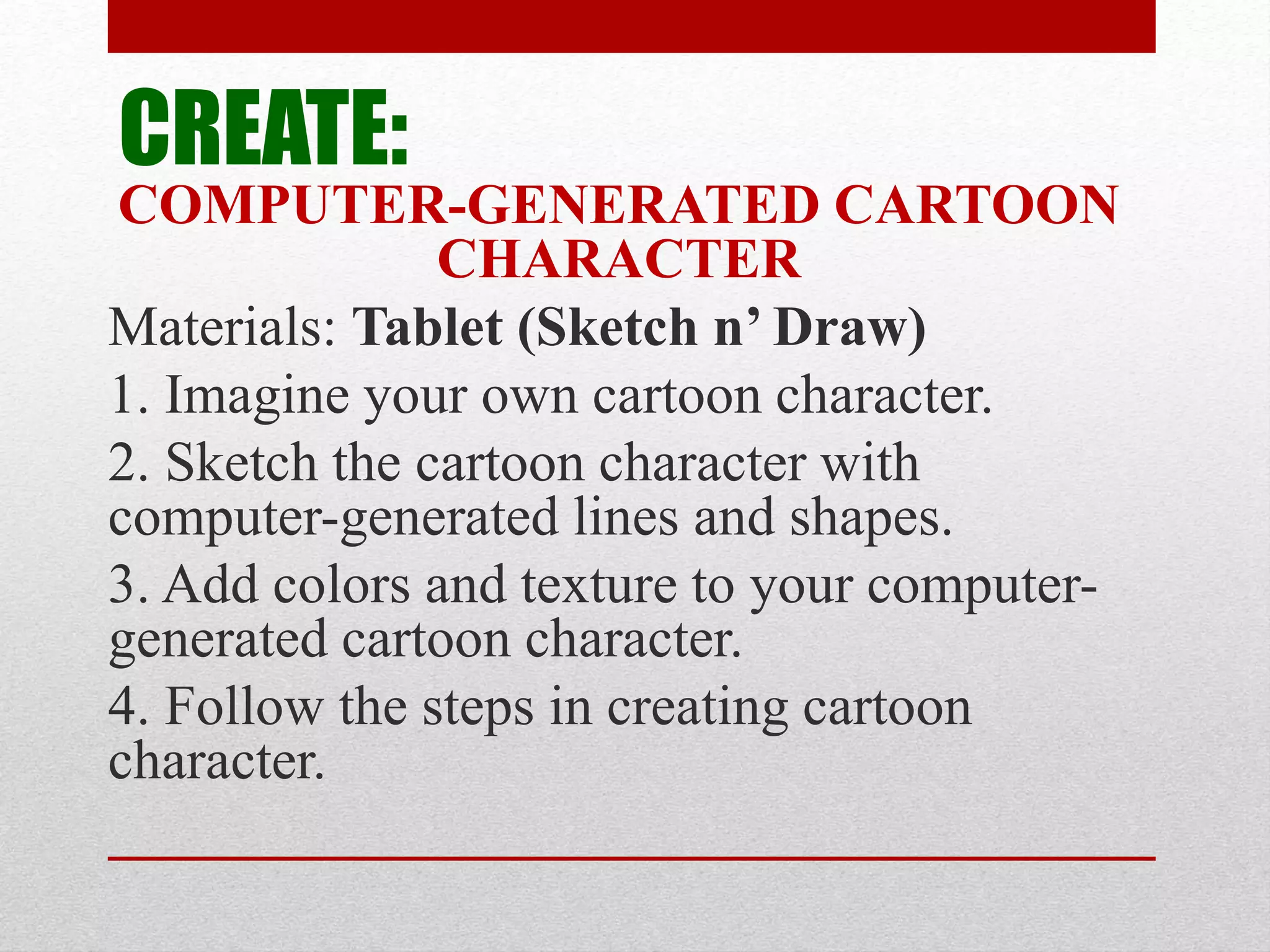 TYPES OF CARTOON! eXAMPLES | PPTX