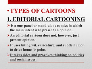 TYPES OF CARTOON! eXAMPLES | PPTX