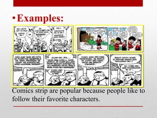 TYPES OF CARTOON! eXAMPLES | PPTX