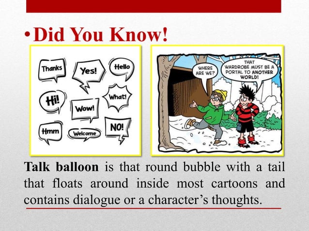 TYPES OF CARTOON! eXAMPLES | PPTX