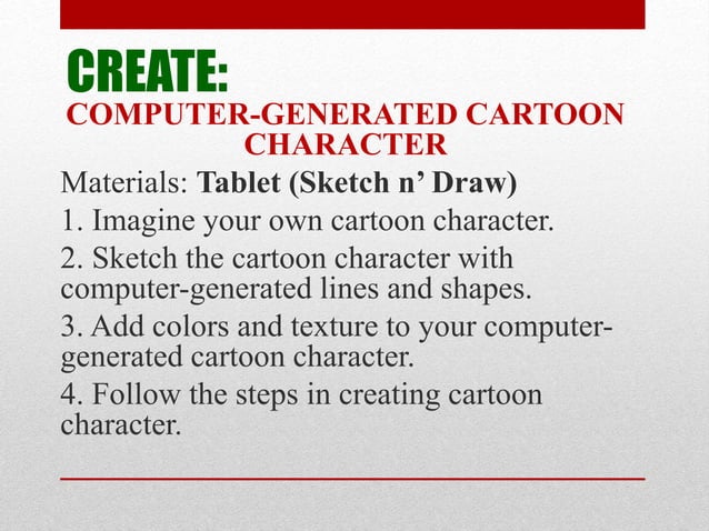 TYPES OF CARTOON! eXAMPLES | PPTX
