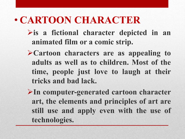 TYPES OF CARTOON! eXAMPLES | PPTX