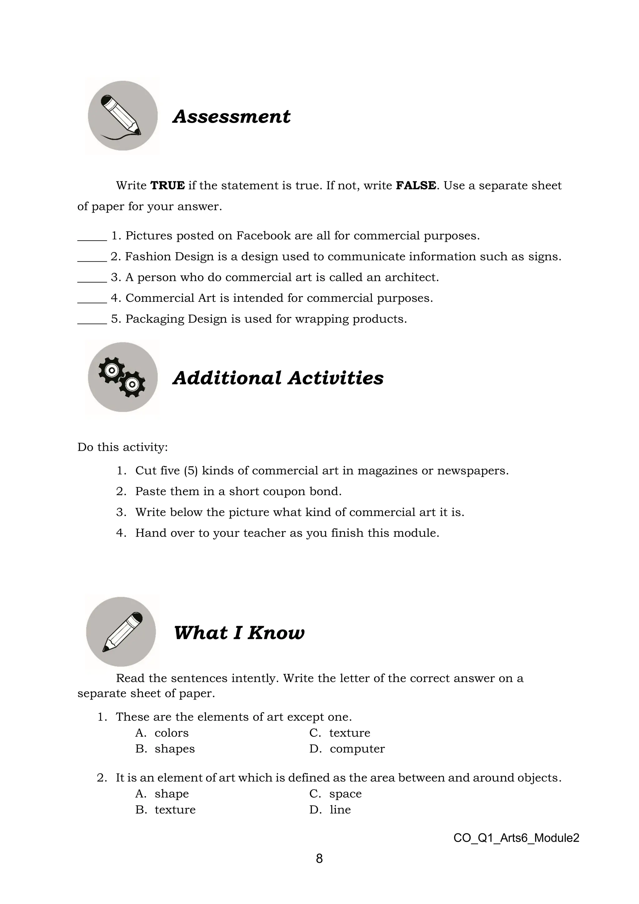 Arts6_q1_mod2_elements and principles applied in commercial art_v2.pdf