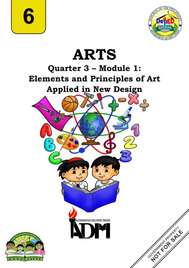 Arts6_Q3_Mod1_Elements and Principles of Art Applied in New Design.pdf | Drawing and Sketching ...